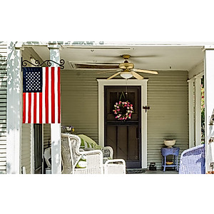 American Flag Garden Flag 12.5 x 18 Inch USA Garden Flag 4th of July flags American Flag Embroidered Stars and Sewn Stripes