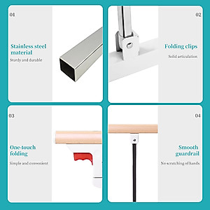 lefeke Bed Rails for Elderly Adults Safety，Folding Bedside Assist Rail Handle,Collapsible Bed Cane Bed Guard,Bed Railing for Seniors,Adjustable Bed Assist Handle for Preventing Falling Out of Bed