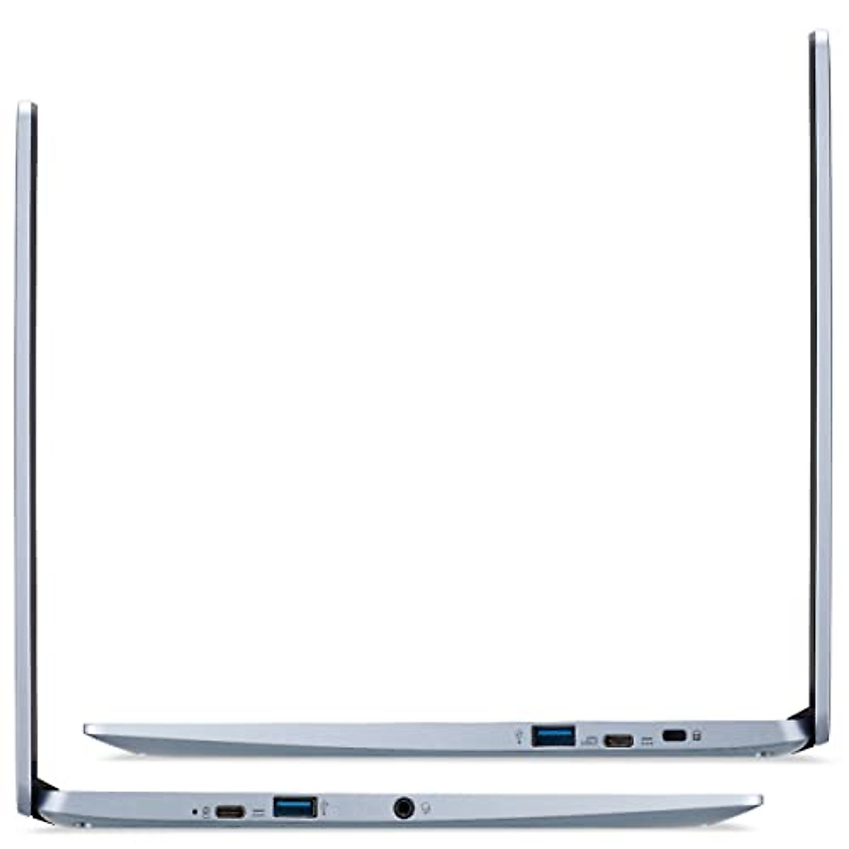 Acer Chromebook 314 14" Touchscreen Laptop Computer, Intel Celeron N4000 up to 2.6GHz, 4GB LPDDR4 RAM, 64GB eMMC, 802.11AC WiFi, BT 5.0, Type-C, Silver, Chrome OS, BROAGE 3 Feet USB Extension Cable