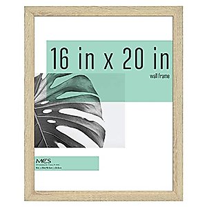 MCS Studio Gallery Frame, Natural Woodgrain, 16 x 20 in, Single