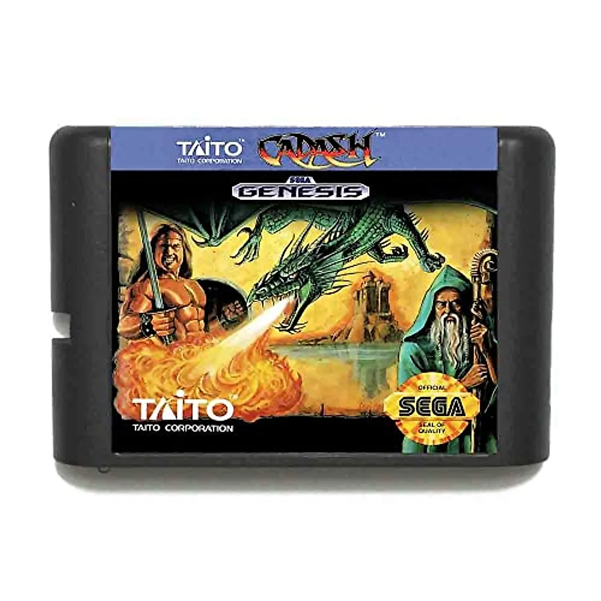 DeVoNe Cadash Game Cartridge 16 Bit MD Game Card With Retail Box For Sega Mega Drive For Genesis (Black)