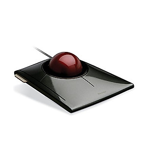 Kensington Wired SlimBlade Trackball Mouse (K72327U), Black