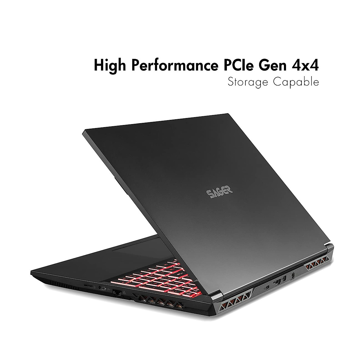 Sager 2023 NP6251C Gaming Laptop, 15.6 Inch FHD 144Hz, Intel i9-13900H, RTX 4050 6GB, 64GB RAM, 2TB Gen4 NVMe SSD, Win 11