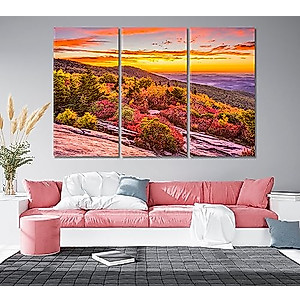 Grandpa Mountain in Autumn USA Canvas Print 1 Panel / 36x24 inches