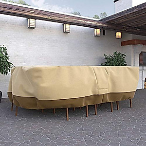Dura Covers LRFP5523 Patio Furniture Cover, Tan