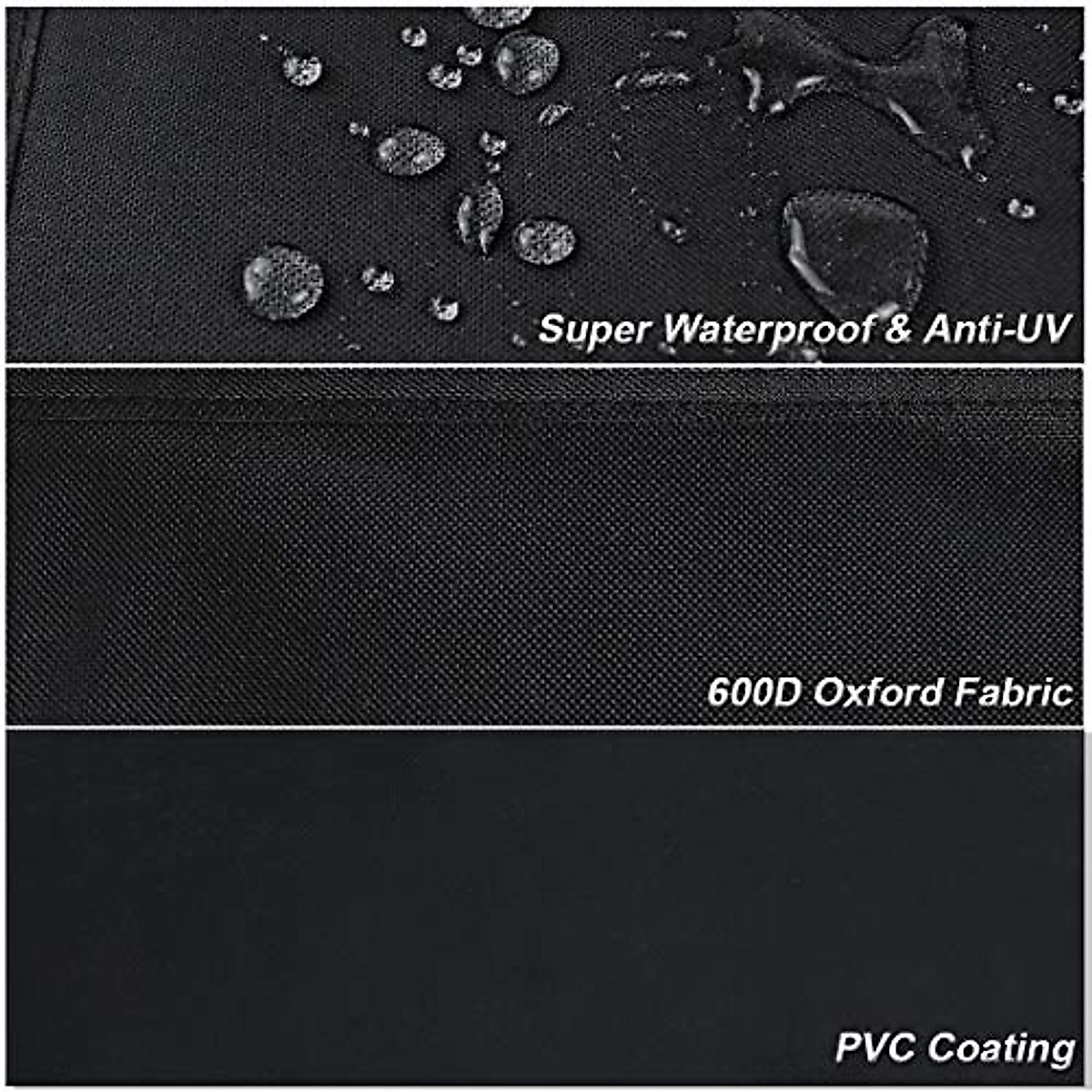 ZNCMRR Firewood Log Rack Cover, 4 Feet 600D Oxford Heavy Duty Outdoor Waterproof All-Weather Outdoor Protection for Firewood Rack Cover, 48" x 24" x 42" (4 Feet, Black)