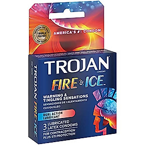 Trojan Fire & Ice Condoms 3 Pack