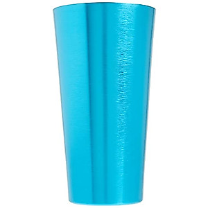 Retro Aluminum Tumblers - 6 cups -20oz - By Trademark Innovations (Assorted Colors)