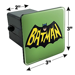 Batman Classic TV Series Logo Tow Trailer Hitch Cover Plug Insert