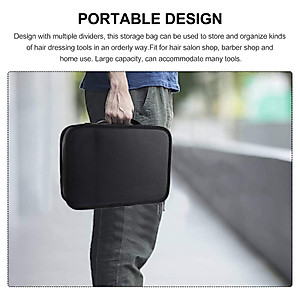 Barber Tool Bag, Hair Clipper Bag Cutting Scissors Storage Bag Shaving Kits Haircut Accessories Organizer Bag for Women Men