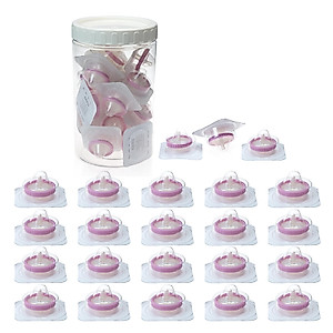 Labfil Sterile Syringe Filter PTFE 20 Pack, 0.22 um Pore Size, 25 mm Membrane Diameter, Hydrophilic Filtration Sterile Packed Individually