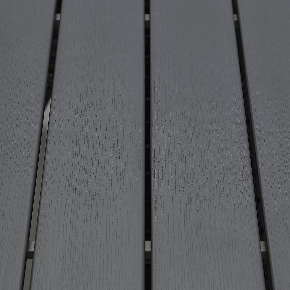 FANYE 5 Pieces All Weather Outdoor Patio Furniture Conversation Sets PE Wicker Rattan Sectional Couch Include 1 Table, 2 Sofas, 2 Ottomans and 3 Pillows Corner, Dark Gray