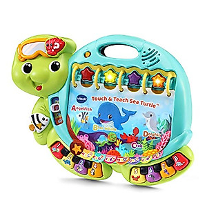 VTech Touch and Teach Sea Turtle Interactive Learning Book , Green