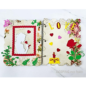 Do²ping Foam Sheets Crafts, 8.5x5.5 Inch 10 Colors Craft Foam Paper for Crafts Project Scrapbooking DIY Cosplay (10 Sheets)