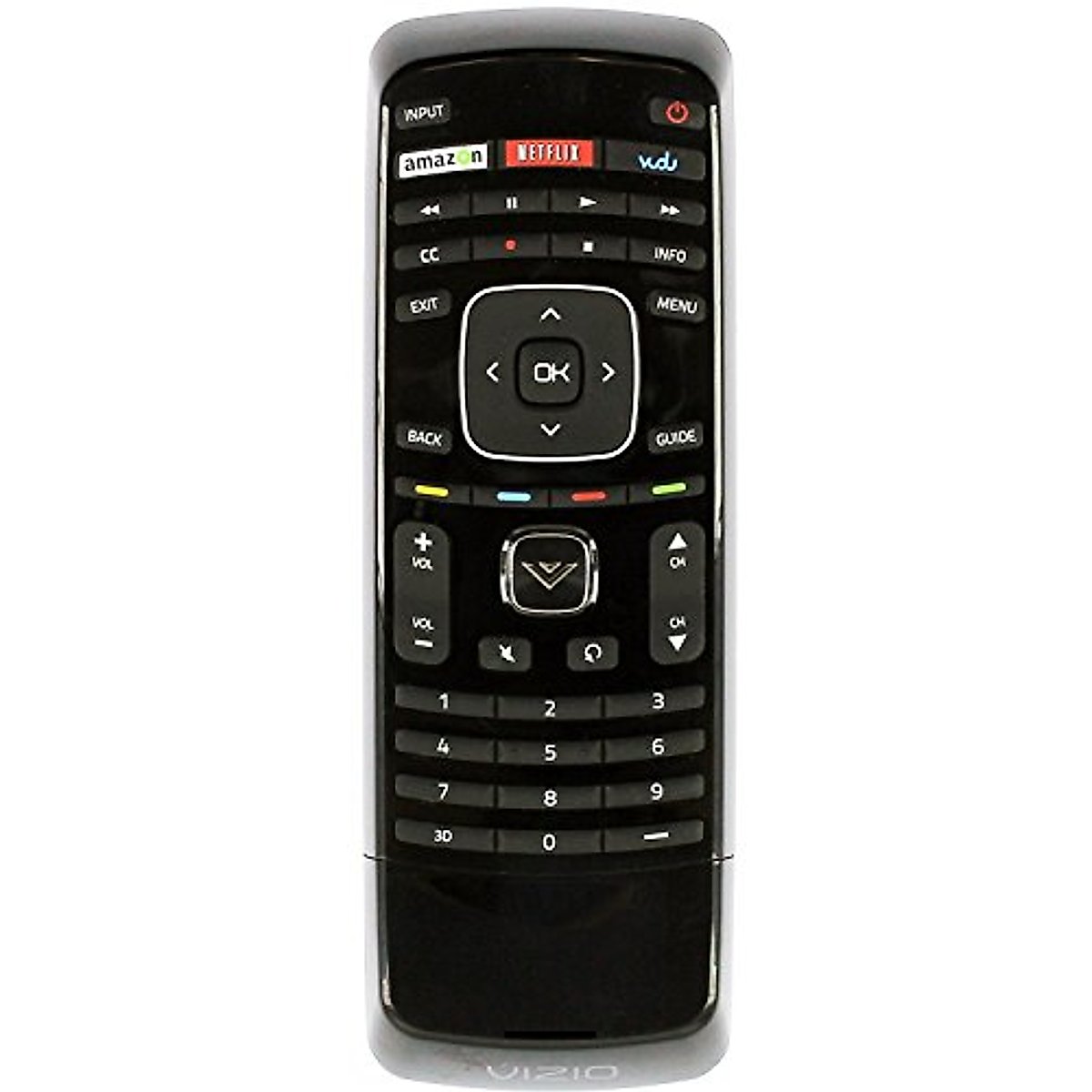 VIZIO New Xrv1tv 3D Tv Remote Control with Keyboard fit for vizio Smart