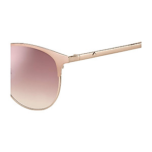 Kate Spade New York Women's Joelynn/S Cat Eye Sunglasses, Pink Havana/Pink Flash Silver, 52mm, 18mm