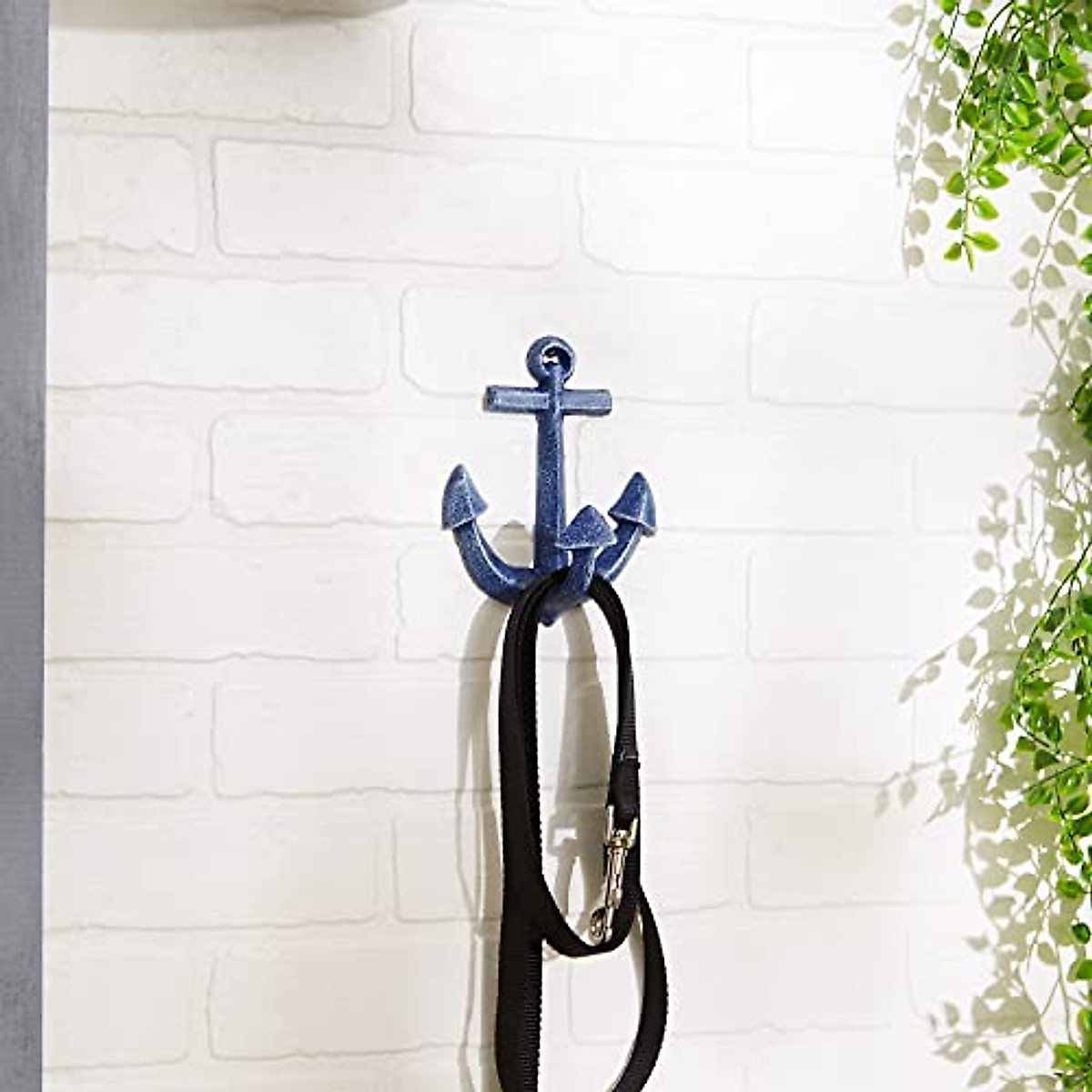 Accent Plus Blue Anchor Wall Hook