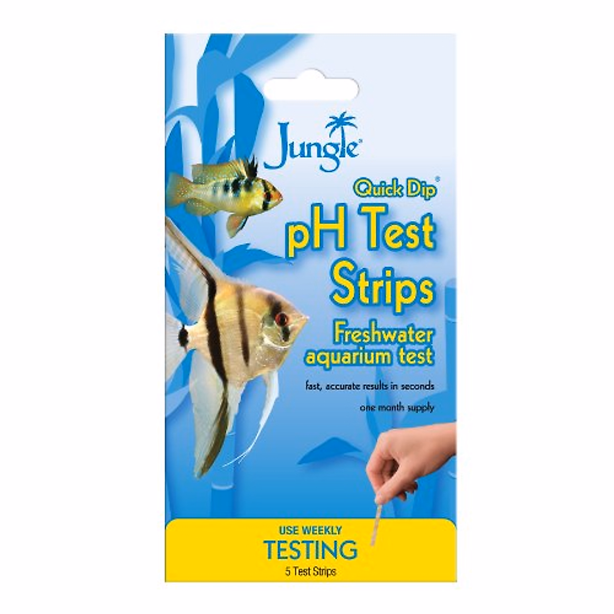 Jungle Quick Dip pH Freshwater Testing Strips, 5 count