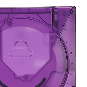 Plastic Shell, Transparent Purple Scratchproof Translucent Case for SEGA Dreamcast DC