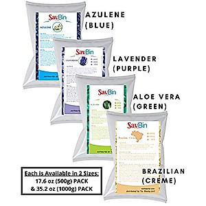 SAVBIN Brazilian Creme Hard Wax Beans (Brazilian Creme - 2.2 LBS (1000 grams))