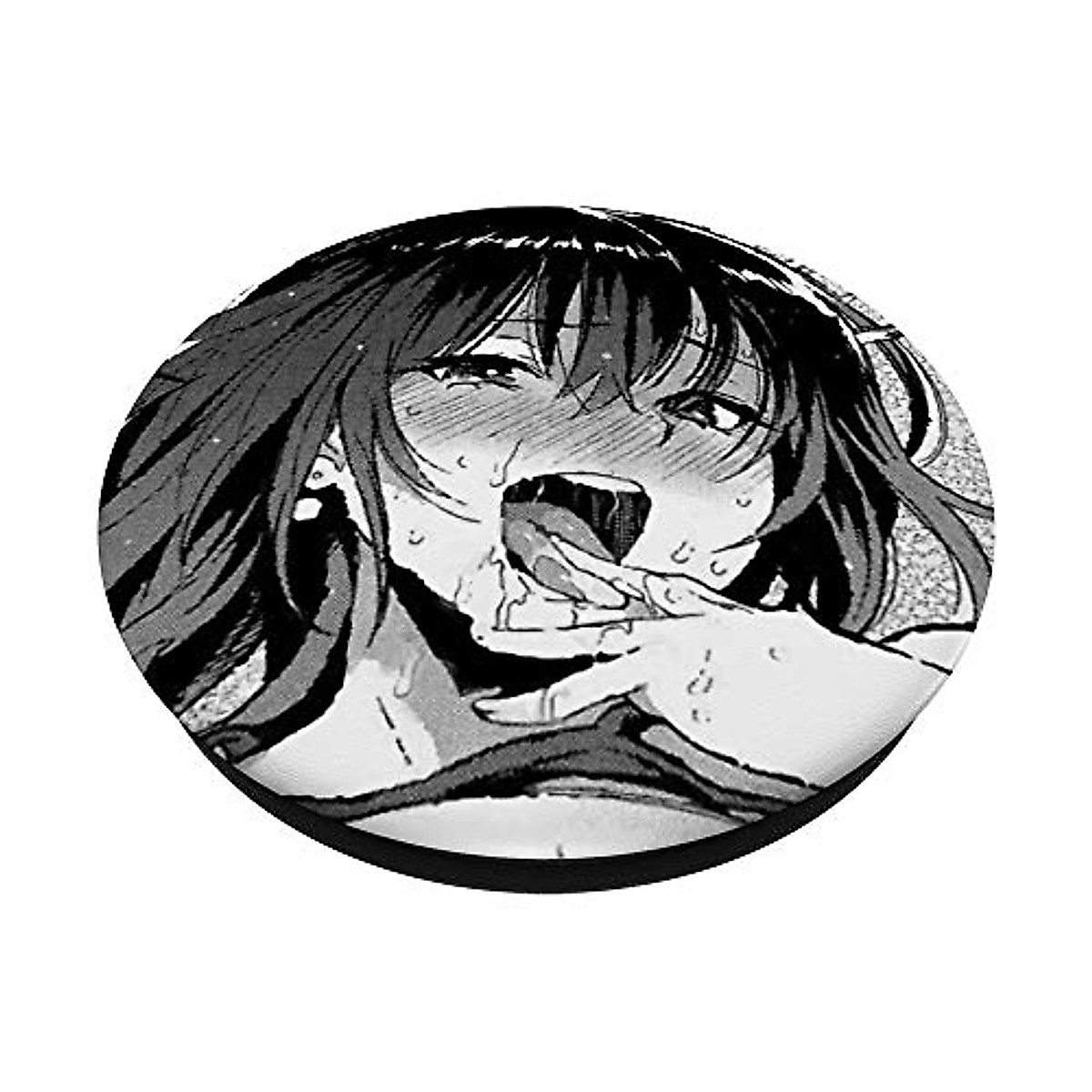 Ecchi Otaku Hentai Waifu Ahegao Girl Manga Anime Gift PopSockets PopGrip: Swappable Grip for Phones & Tablets
