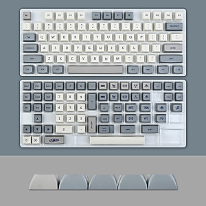 Guffercty kred XDA Profile Keycaps 137 PBT Key Retro Cap Cover Set Dye Sublimation for Cherry Mx Switch Mechanical Keyboard (XDA/Enlightenment)