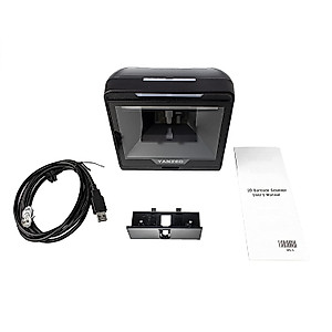 Yanzeo YS868 Laser Flatbed Desktop Omnidirectional Bar Code Reader High Speed Automatic 1D Laser Barcode Scanner Image