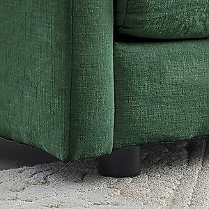 Free Combination Oversized Modular Sectional Sofa with Reversible Chaise,Chenille Upholstered L-Shaped 4-Seat Corner Couch w/Movable Ottoman,Comfy Leisure Cloud Boucle Sofá Sleeper Lounge Sofabed