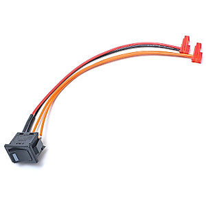 SaltDogg Rocker Switch 3014462 —— Power & Vibrator Replacement Switch —— for Buyers 3006620 & 3016934 Controllers —— Also Karrier Omega, 3452A, and Other Controllers