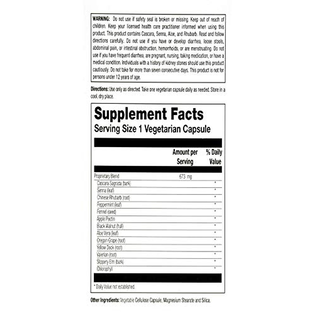 Ultra Colon Clenz - Advanced Regularity Formula 60 Veg Capsules