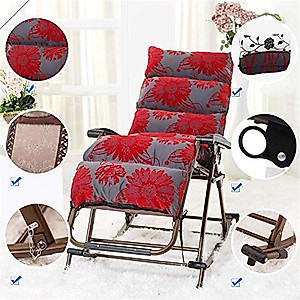 XZGDEN Lightweight Sun Lounger Camping Chairs Leisure Chair Garden Patio Foldable Textilene Fabric Rocking Lounger Chair Sunbed Supported Weight Max 440lb