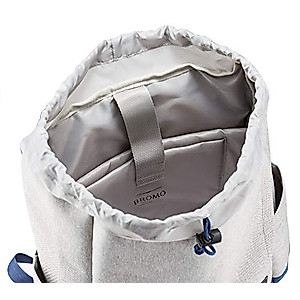 BROMO BARCELONA - Travel Backpack Laptop Case 15 inch - Water Resistant - multi-pocket - Grey