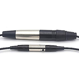 SiYear Mini -XLR Male to XLR Female Plug Microphone Cable for Blackmagic Pocket 4K Camera Video Assist 4K, Mini XLR 3 Pin Pro Lapel Audio Cable (5FT/1.5M)