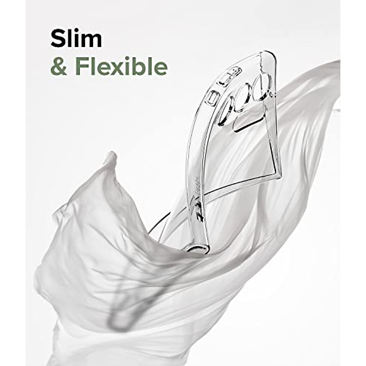 Ringke Air [No-Case Feel] Compatible with Samsung Galaxy S23 Ultra Case, Clear 5G Slim Cover, Transparent Flexible Lightweight Thin Cover Designed for S23 Ultra Case - Clear