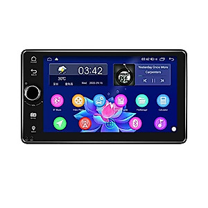 Joying Android 10.0 Head Unit Octa Core 4GB+64GB 7 Inch Single Din Auto Car Stereo Universal Radio with Physical Button Support 4G SIM/FM Radio/Bluetooth 5.1/Back-Up Camera/Fast Boot/DVR/OBD2/SWC
