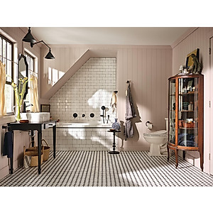 Moen YB2186BL Dartmoor Decorative Hand Towel Holder, Matte Black