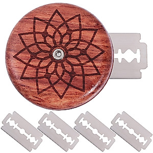 Luxshiny Bread Lame, Baking Dough Scoring Tool Bread Curve Cutter with Replaceable 5 Cutters for Baking Cooking (Style 3) Bread Scoring Knife