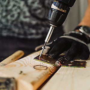 Ruitool Pocket Hole Screws #8 x 1-1/4" Square Drive Coarse-Thread Zinc Coated Self-Tapping Wood Screws 150ct. for Woodworking Tools…