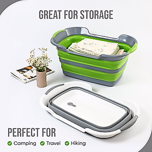 Smoochie Collapsible Dog Bathtub, Dog Tubs for Bathing, Portable Tub, Dog Wash Tub, Pet Tub and Dog Bath Tub for Dog/Cat/Pet and Puppy Bath Tub, Dog Tub for Pets and Cats (Green)