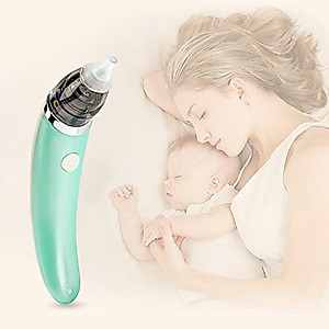 Baby Nasal Aspirator, Electric Snot Sucker Nose Mucus Cleaner for Newborns and Toddlers, Rechargeable Automatic Booger Sucker for Babies with 5 Levels Suction
