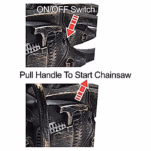 Liberty Imports Bloody Rusty Chainsaw Motion and Sound Battery Operated Halloween Massacre Role Play Prop Accessory (16 Inches)