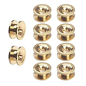 A.I.FORCE 10Pcs Trimmer Head Eyelets, Brass Sleeves for Strimmer Cutter, Replacement Parts Fit for Troy-Bilt, Craftsman, and Other More Models