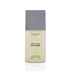 META-BOSEM Easy Miami+123 Degrees Men's Cologne Collection, Eau de Toilette Natural Spray - Fresh Woody Scents - Holiday Gift Set (Pack of 2) Each 3.4 Fl Oz, Total 6.8 Fl Oz