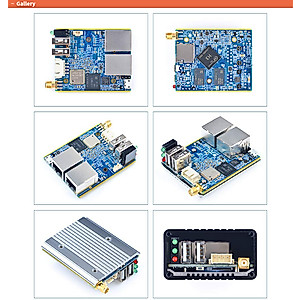 NanoPi R1 Allwinner RAM 1GB H3 Dual Ethernet Port, Wifi & BT, onboard eMMC with USB & Serial Port for loT