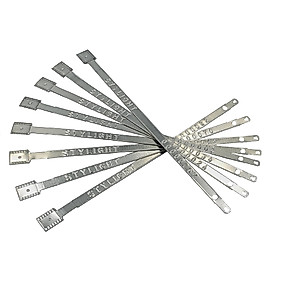 STYLIGHT 500 Metal Truck Seals, Shipping Seals, Metal Trailer Seals, Metal Container Seals, Security Seals Tamper Evident Seal, Steel Seals Numbered Sequentially Seals (500 Pack)