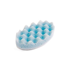 Juvo Products Replacement Bath Sponges for Combination Lotion Applicator and Bathing Wand, 2-Pack, Blue