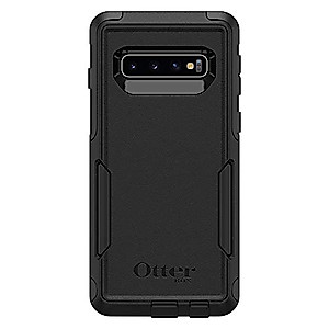 OtterBox Galaxy S10 Commuter Series Case - BLACK, slim & tough, pocket-friendly, with port protection