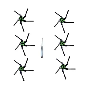 6 Pack Edge-Sweeping Side Brushes, Replacement parts for irobot Roomba S Series, Replacement Side Brushes for Roomba S9 (9110) S9 Plus S9+ (9550) Vacuum Cleaner.