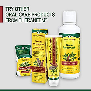 TheraNeem Tooth and Gum Powder | Supports Healthy Teeth/Gums with Probiotics, Vitamin D | Cinnamon | 40 Grams, 200 Uses