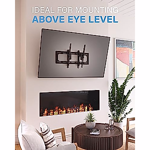 SANUS Advanced Tilt Premium Universal TV Wall Mount for 46” to 90” Flat-Panel TVs - Low Profile, Smooth Extension & Easy to Install - Model VLT6-B1